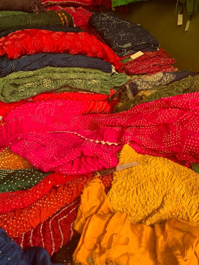 Bandhej/ Shibori Tie-Resist-Dyeing of Kutch, Gujarat – India InCH ...